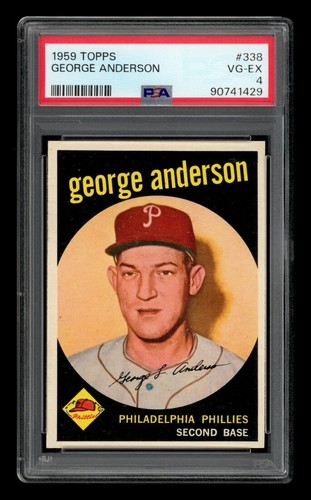 1959 Topps Set-Break #338 - Sparky Anderson Rookie PSA 4 VG-EX | eBay