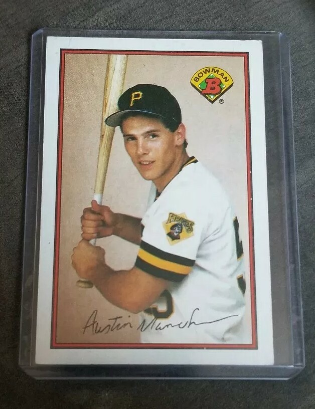 1989 Bowman Pittsburgh Pirates Baseball Card #420 Austin Manahan | eBay