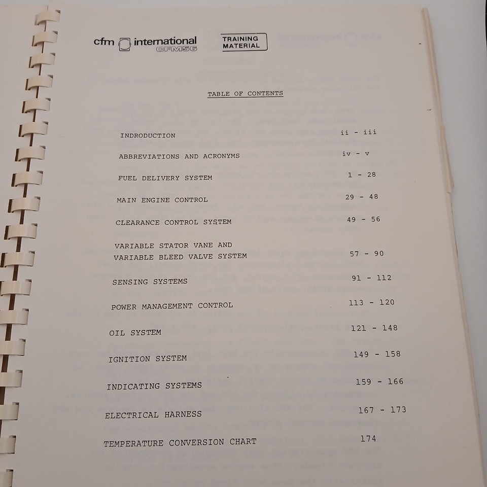 Vintage CFM International CFM56 Turbofan Engine - Engine Systems ...