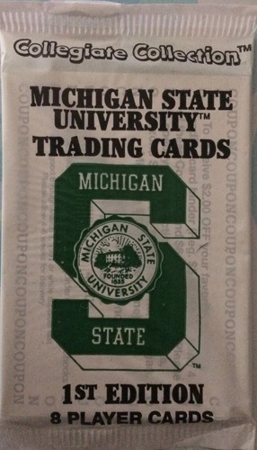 Michigan State University Trading Cards 1st Edition 8 Player Cards ...