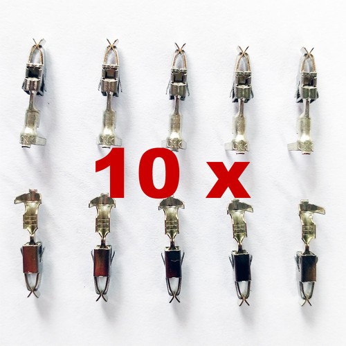 10 x BOSCH EV1 TERMINALS (FEMALE) for NORMAL+SHORT+LOW 2,3,4,5,6,7,8 ...