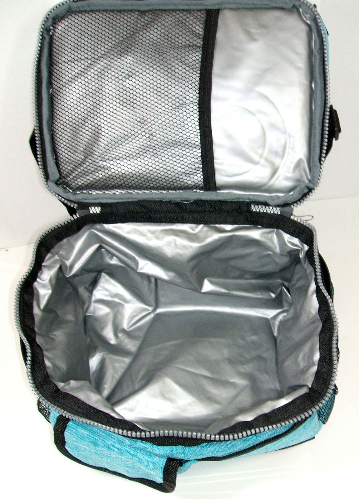 Insulated Dual Compartment 10 x 7 Lunch Bag Box Thermos Cooler Hot or ...