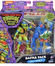 Teenage Mutant Ninja Turtles Playmates Mutant Mayhem Leo vs Superfly ...