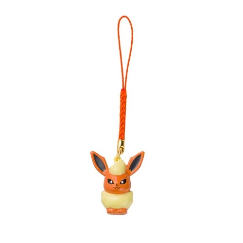 Pokemon Center Original Bell Charm Strap Flareon From Japan | eBay