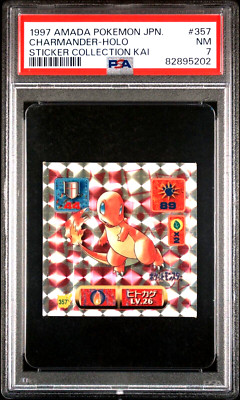 PSA 7 NR MINT 1997 AMADA POKEMON JAPANESE STICKER COLLECTION KAI 357 ...