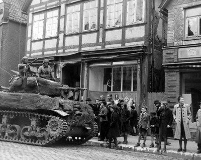 WW2 Photo WWII US M5 Stuart Light Tank Germany 1945 World War Two ...