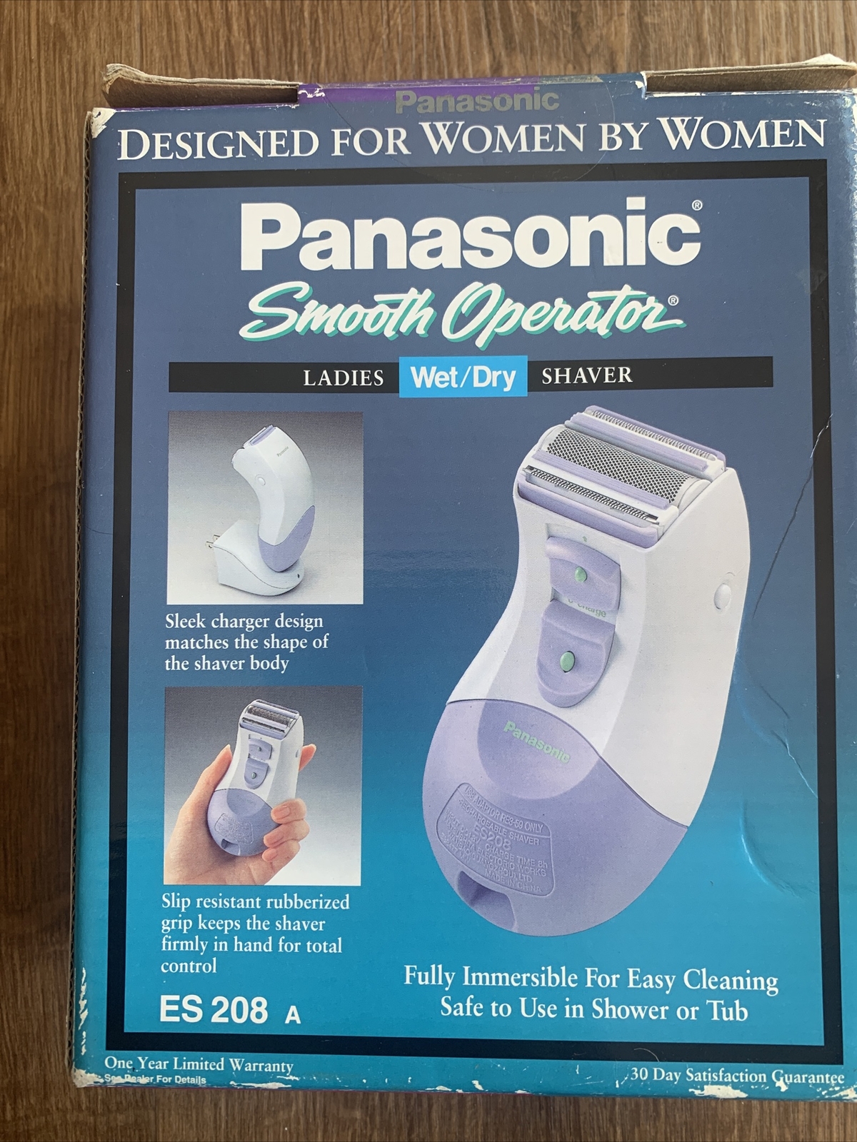 NEW PANASONIC SMOOTH OPERATOR ES208 WET/DRY LADIES Electric SHAVER ...