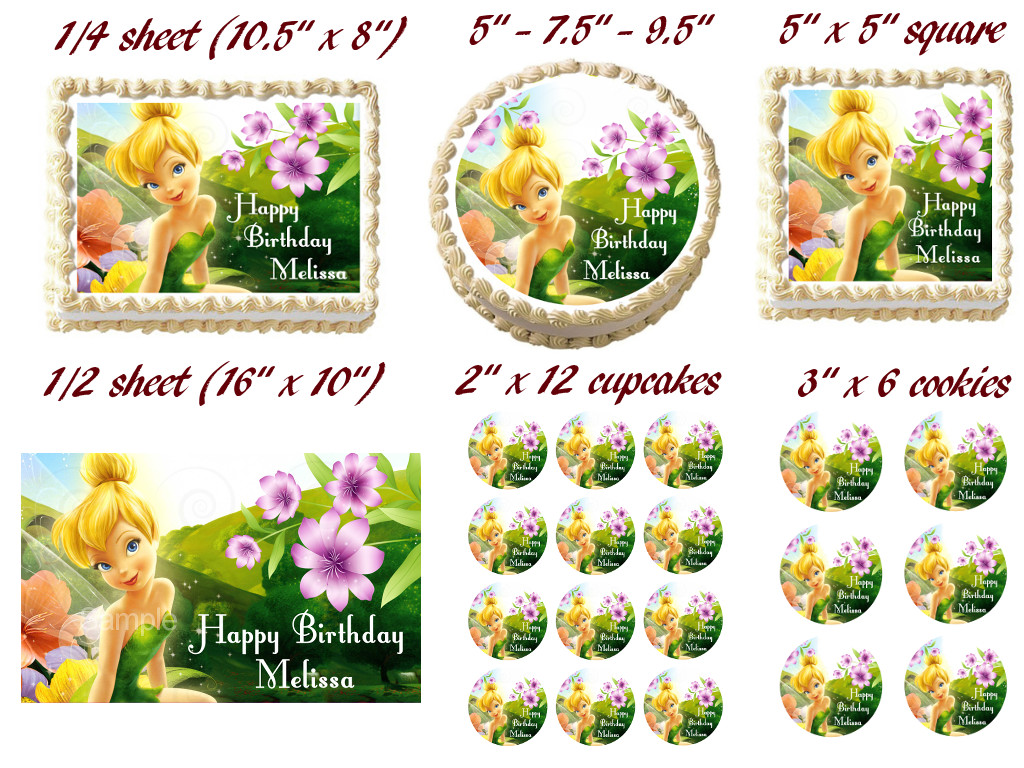 Tinkerbell Cupcake Topper
