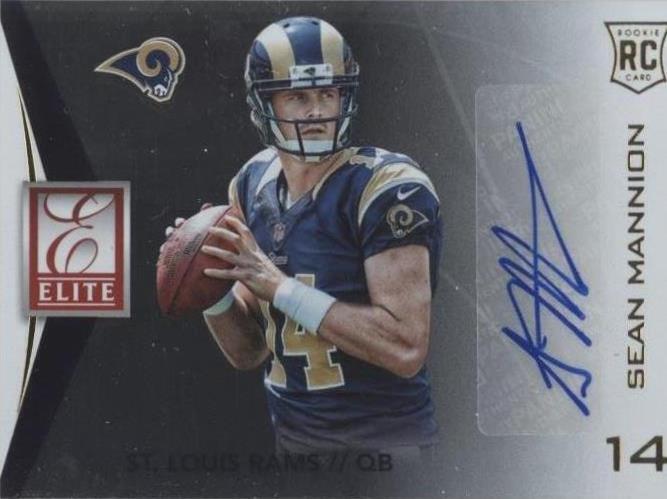 2015 Panini Donruss - Elite Rookie Signatures Sean Mannion #ERS-SM (AU ...