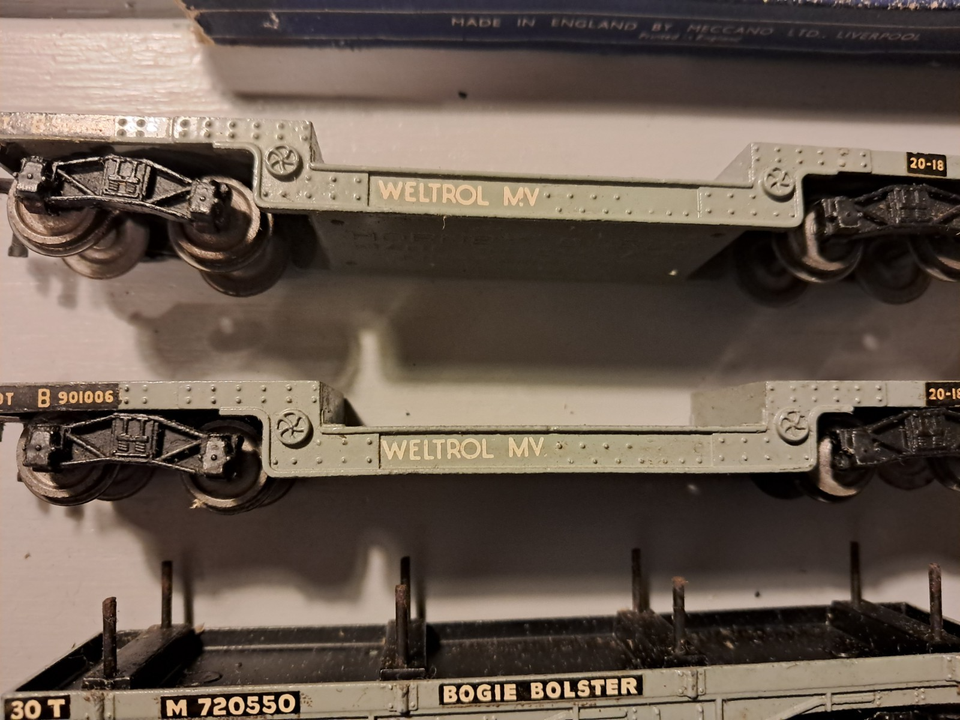 JOB LOT 3 HORNBY DUBLO MECCANO LTD BOGIE WAGONS | eBay UK