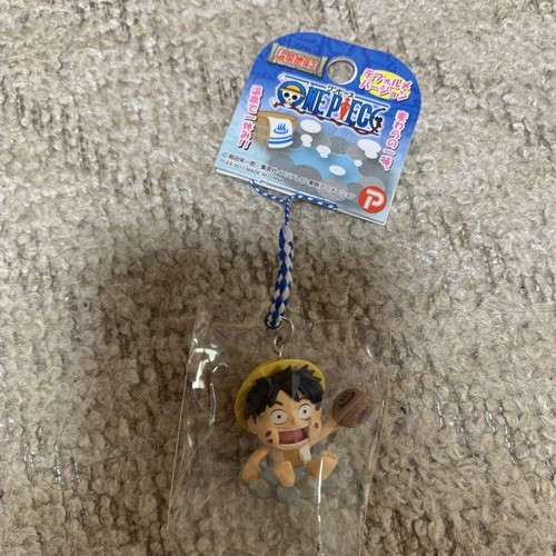 One Piece Monkey D Luffy Hot Springs Limited Deformed Figure Keychain ...