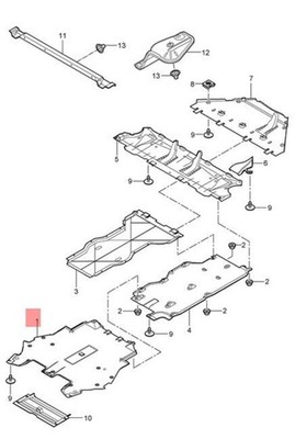 Genuine PORSCHE Cover LHD Front 99750452702 | eBay