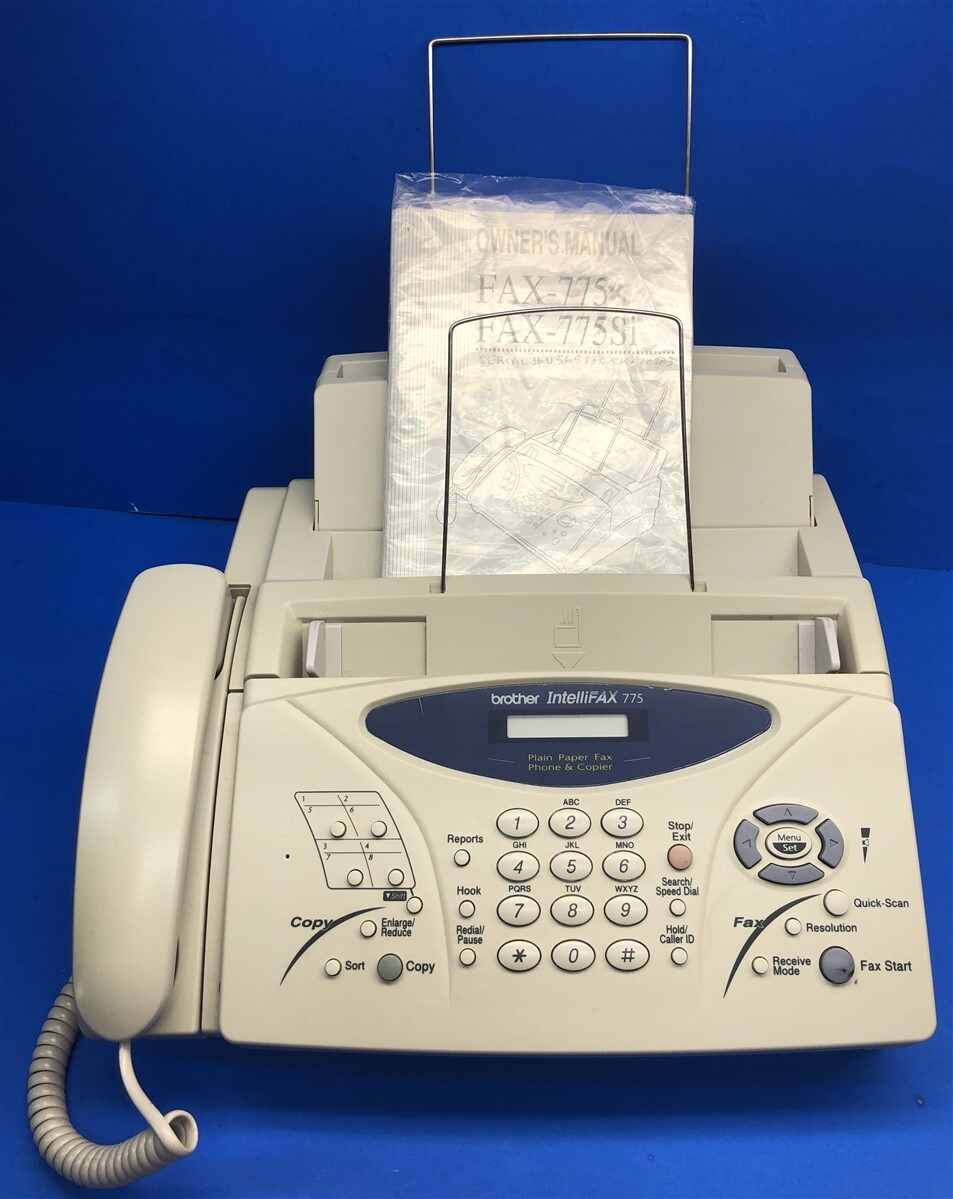 Brother Intellifax 775 Phone Fax Machine Copier w/ Manual | eBay