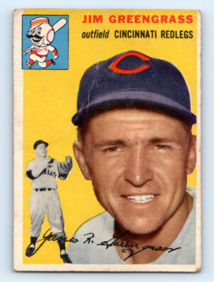 1954 TOPPS # 22 Jim Greengrass Cincinnati Red Legs | eBay