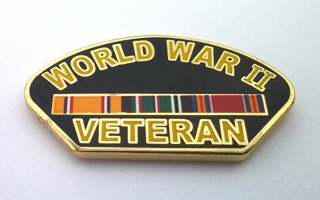 WORLD WAR II VETERAN (1-1/4") Military Veteran Hat Pin P15890 EE | eBay