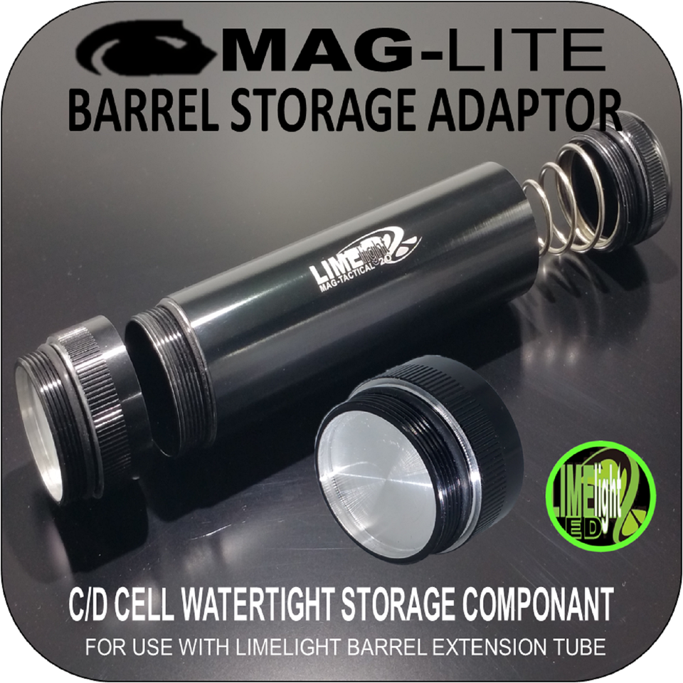 MAGLITE UPGRADE CONVERSION C/D BARREL EXTENSION BODY TUBE 2-6 CELL ...