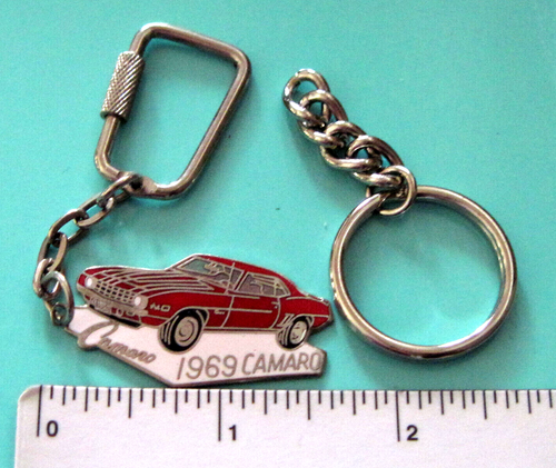 '69 1969 Chevrolet CAMARO - keychain , key chain GIFT BOXED red | eBay