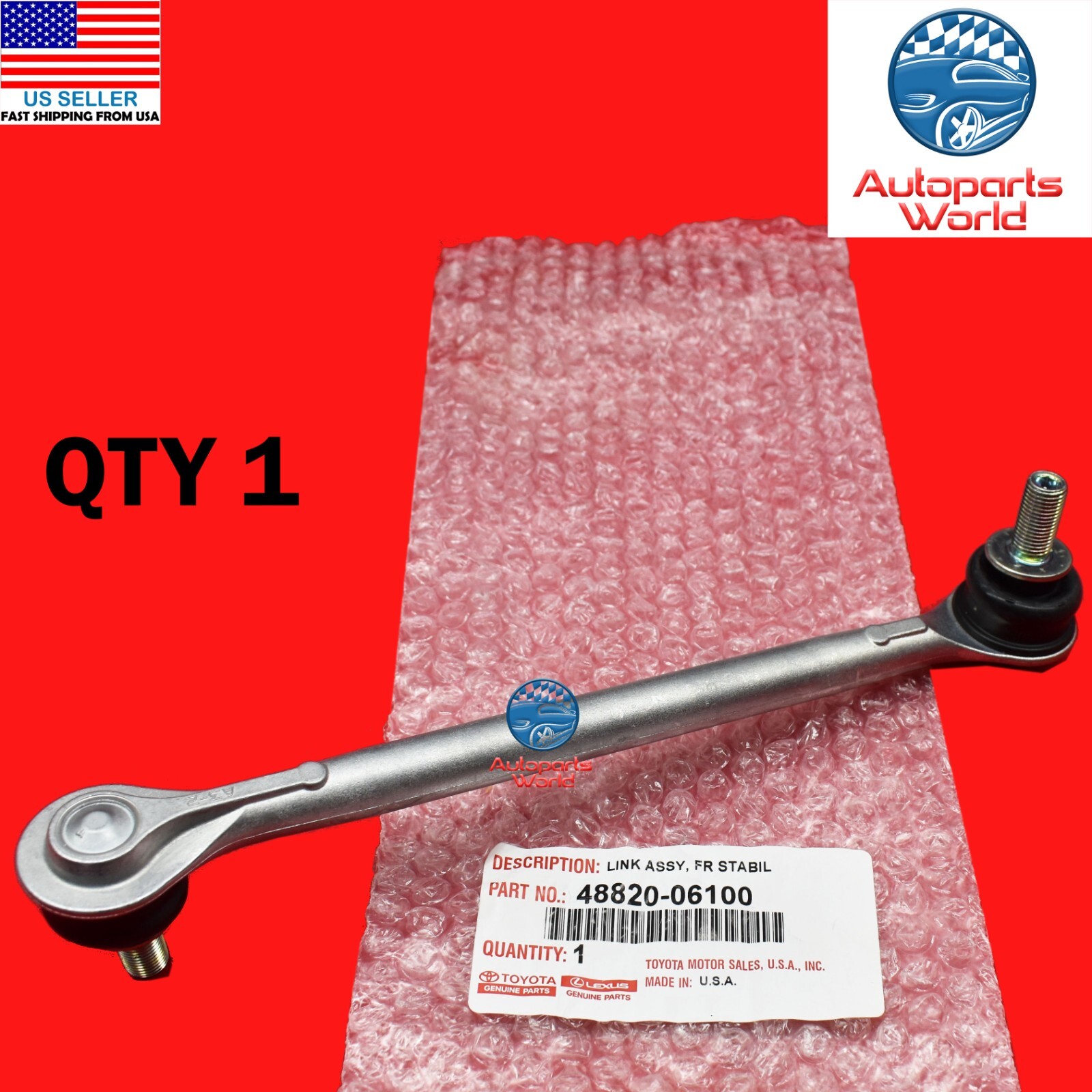 GENUINE TOYOTA AVALON CAMRY ES350 ES300h FRONT STABILIZER BAR LINK ...