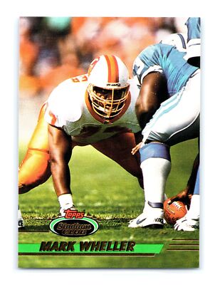 1993 Stadium Club Football #89 Mark Wheeler Tampa Bay Buccaneers | eBay