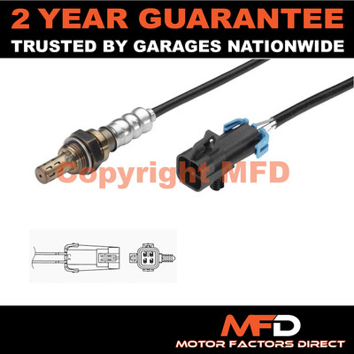 VAUXHALL ASTRA G MK4 2.2 16V (2001-2004) 4 WIRE FRONT LAMBDA OXYGEN ...