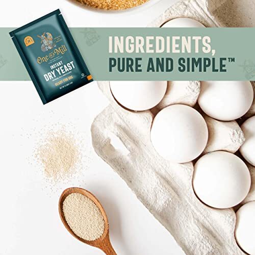 Instant Dry Yeast Packets | Fast Acting Self Rising Yeast for Baking ...