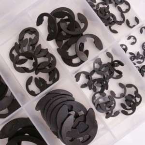 270x 'E’ CLIPS ASSORTMENT Groove Grip Ring Circlip Shaft Retainer Hinge ...