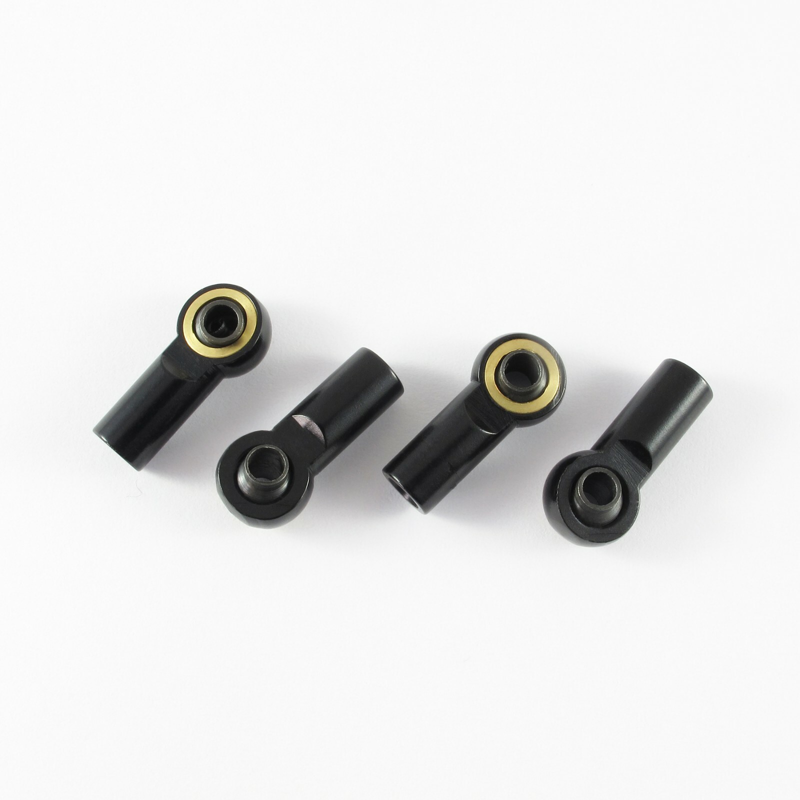 4PCs M3 Aluminum Rod End (Ball End/Joint) Black for 1/10 RC Crawler ...