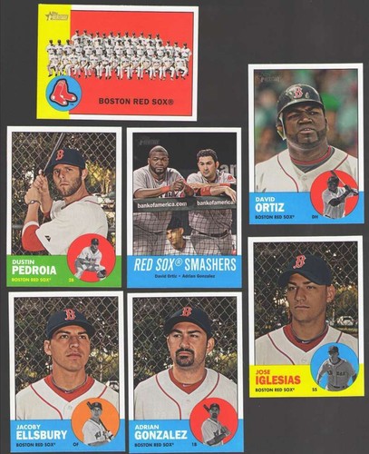 2012 Topps Heritage (1-500) - BOSTON RED SOX Team Set | eBay
