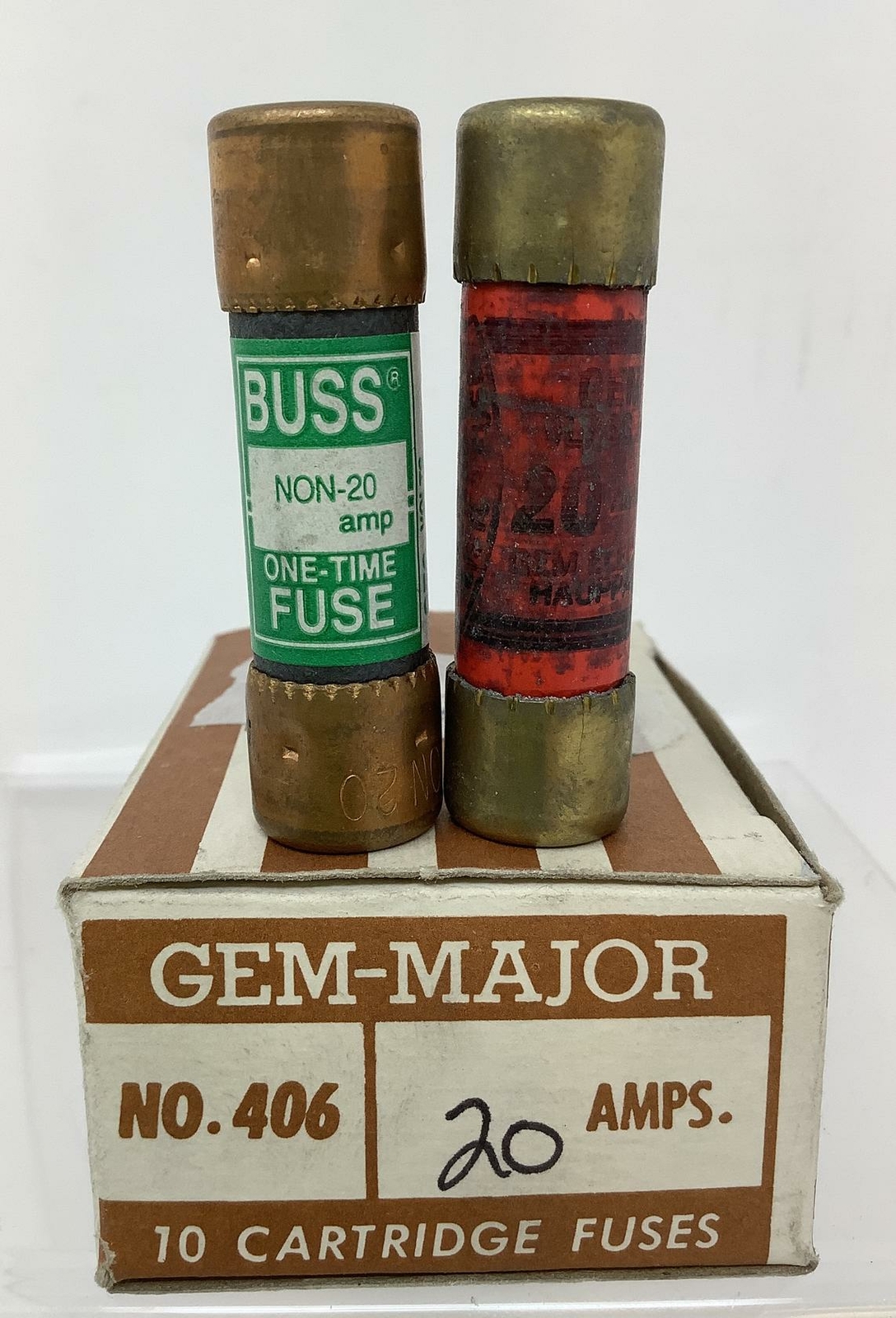 10-Pack Gem Major 406 Non Renewable 250 Volts 20 Amperes Cartridge ...