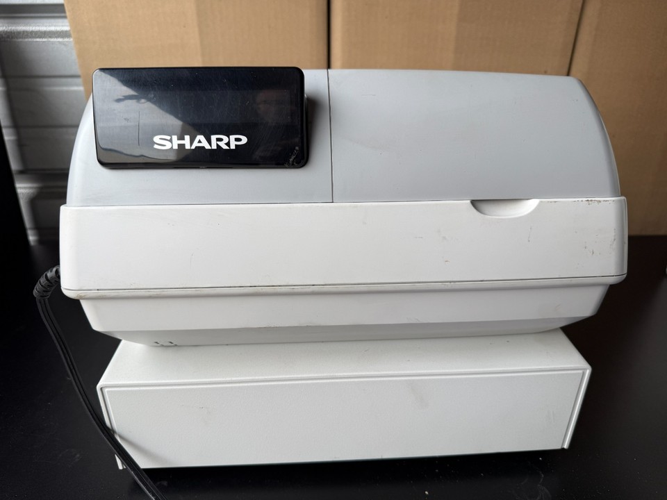 Sharp XE-A203 Cash Register With 4 Keys *TESTED & WORKS* | eBay