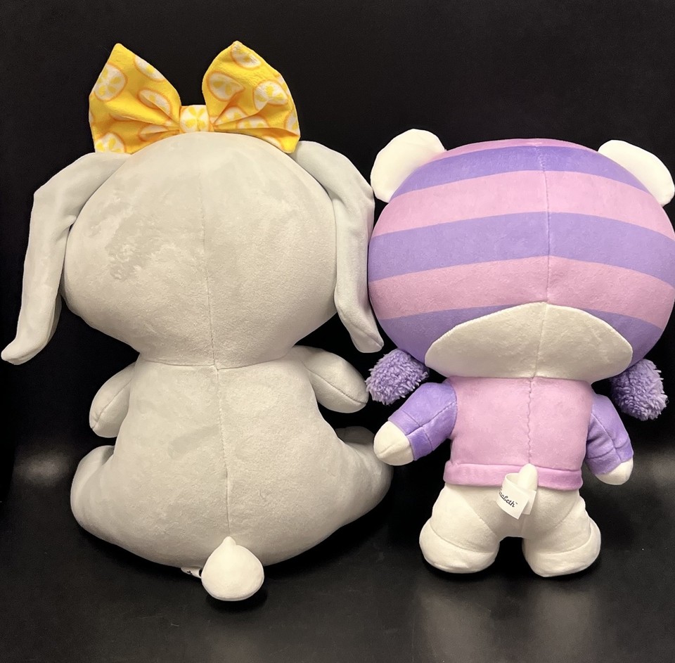 Moriah Elizabeth Guys and Gals Lemon Bunny & Marlo Polar Bear Plush ...