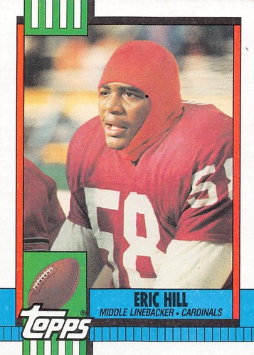 Eric Hill 1990 Topps 432 Phoenix Cardinals Football Card | eBay