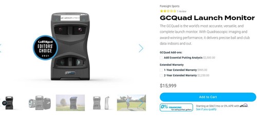 Foresight Sports GC QUAD Launch Monitor | eBay