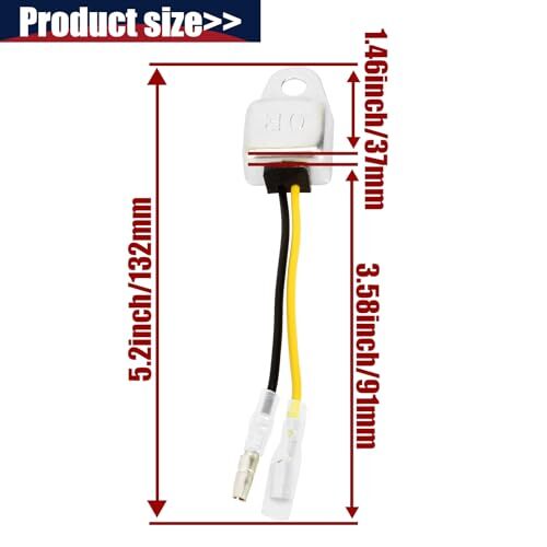 Low Oil Alert Sensor for GX160 GX200 GX240 GX270 GX340 GX390 5.5HP 6 ...