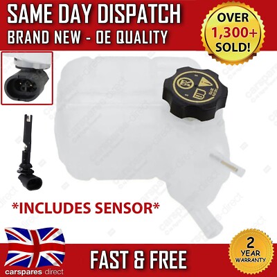 VAUXHALL INSIGNIA 2008-17 RADIATOR COOLANT EXPANSION HEADER TANK & CAP ...