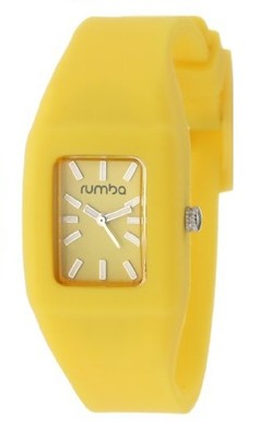 New Rumba Time unisex wrist watch analog water resistance yellow ...