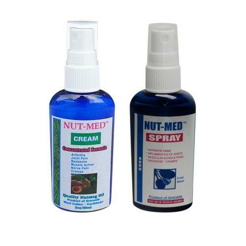Nutmed Spray 60ml Nutmed Nutmeg Grenada Pain Relief Joint Muscle ...