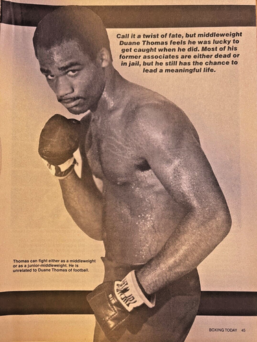 1980 Detroit Boxer Duane Thomas illustrated | eBay