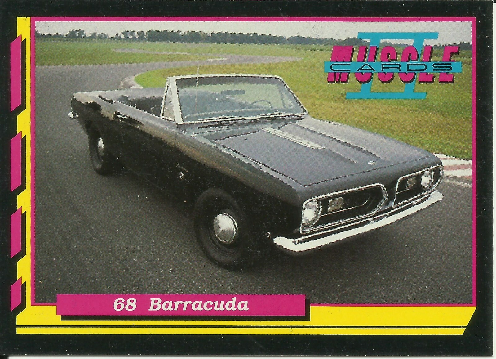 68 Barracuda card #133 - from 1992 "Muscle Cards II" set | eBay