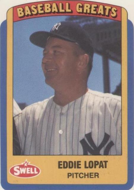 1990 Swell Baseball Greats - Eddie Lopat #24 for sale online | eBay