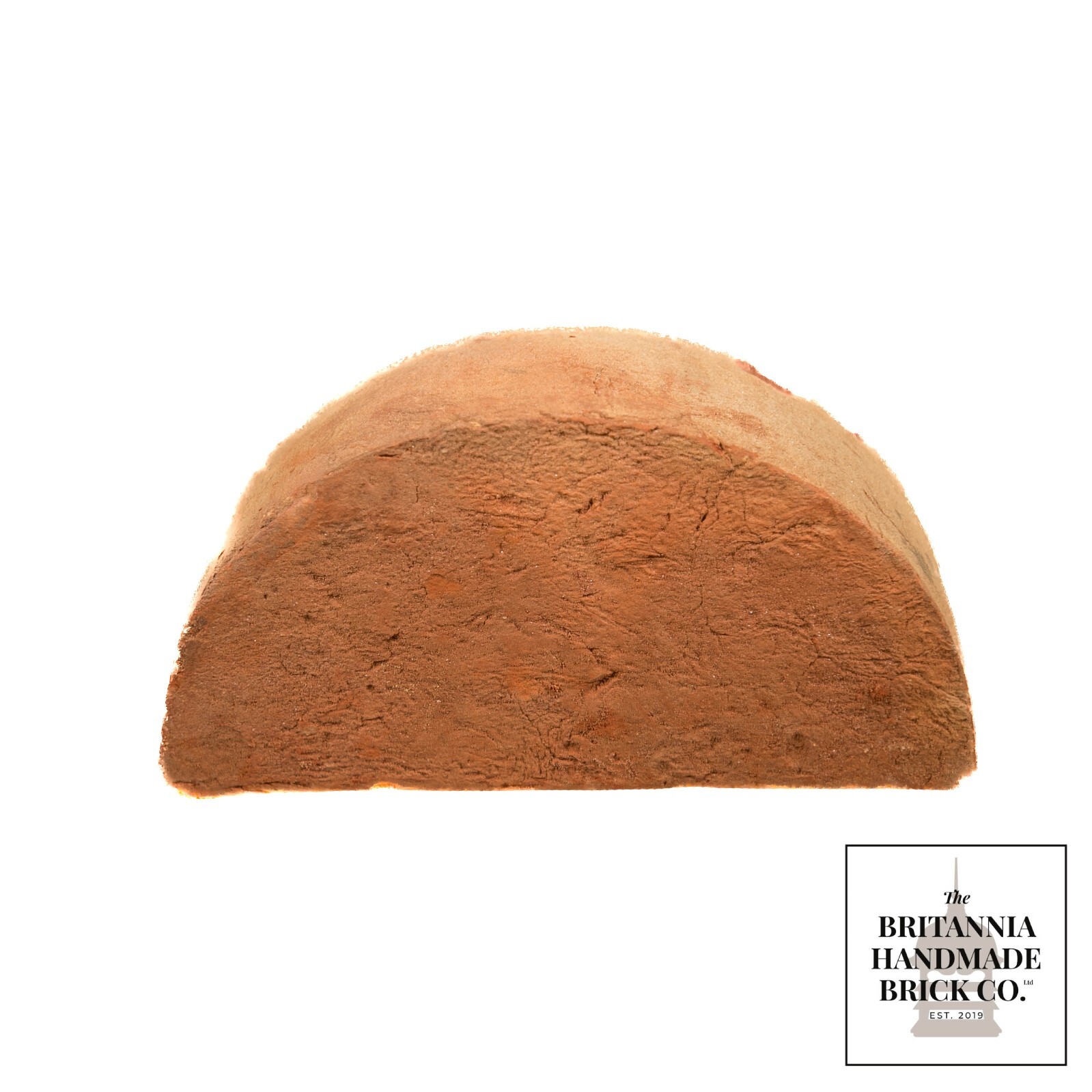 Half Round Red Coping, Half Cheese Moon "BRITANNIA BRICKS" Handmade ...