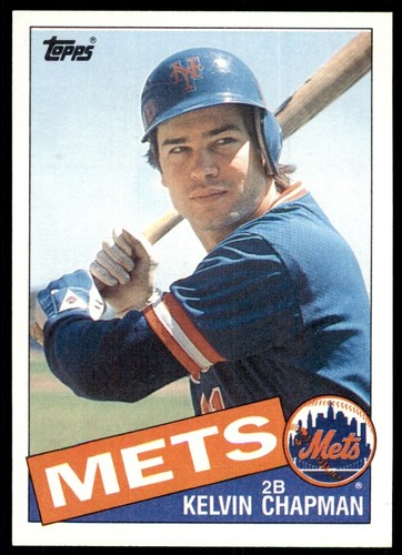 1985 Topps Kelvin Chapman Rookie New York Mets #751 | eBay