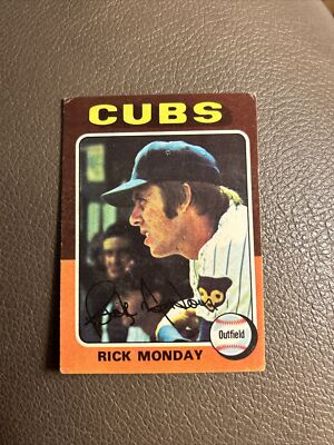 1975 Topps #129 Rick Monday Chicago Cubs | eBay
