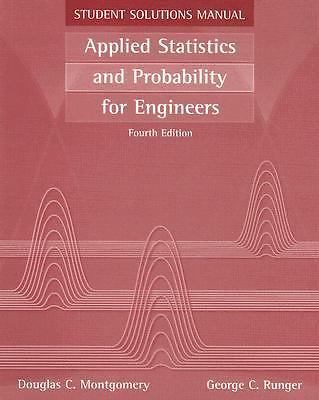 Applied Statistics and Probability for Engineers by Douglas C ...