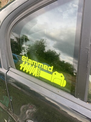 Slammed Car Decal Sticker | eBay Australia