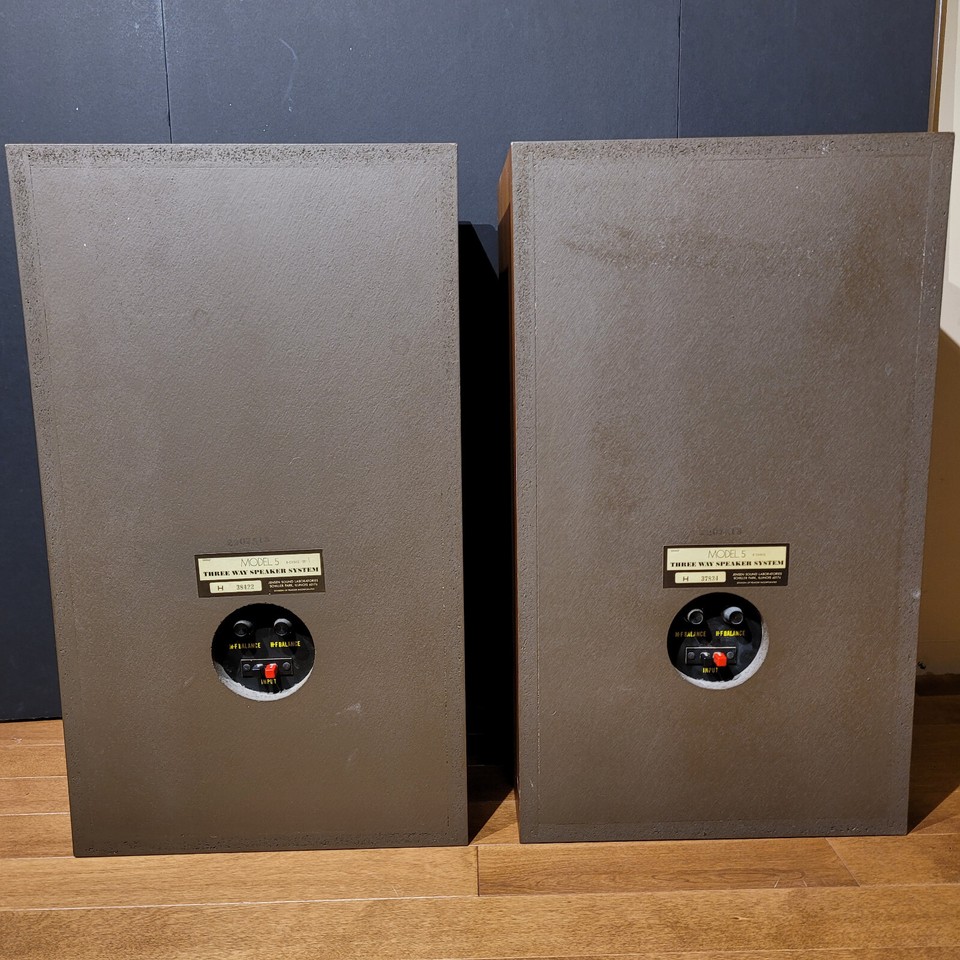 2 Vintage Jensen Model 5 Three Way 8 Ohms Speakers Tested and Working ...