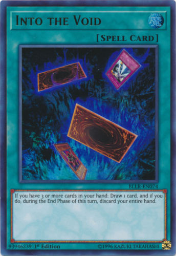 INTO THE VOID *** ULTRA RARE FIRST (MINT/NM) BLLR-EN074 YUGIOH! | eBay
