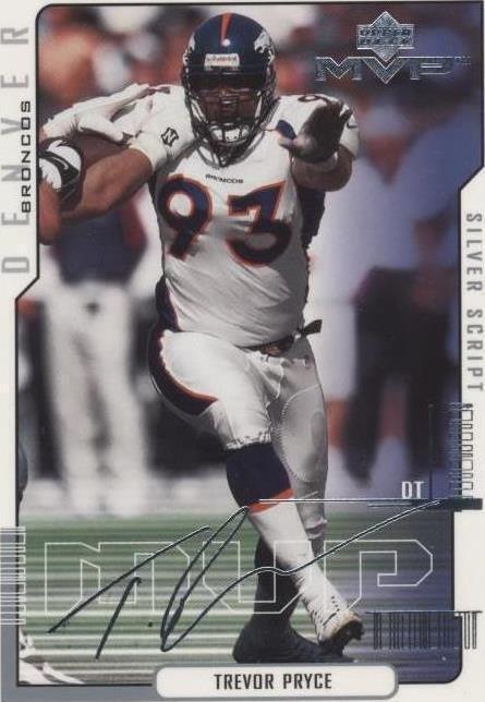 2000 Upper Deck MVP - Trevor Pryce #55 Silver Script for sale online | eBay