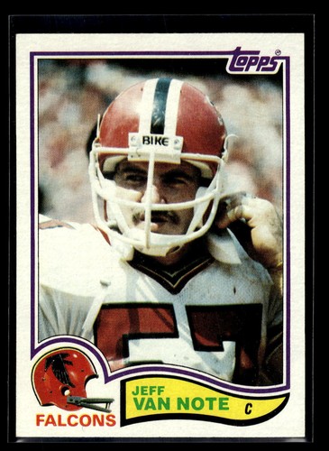 1982 Topps Football #291 Jeff Van Note "Set Break" Mint Atlanta Falcons ...