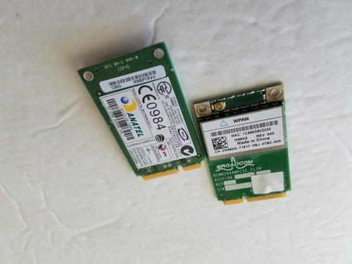 DELL M980G WPAN BLUETOOTH CARD MINI-PCI-E M980G OM98OG BCM92046MPCIE ...